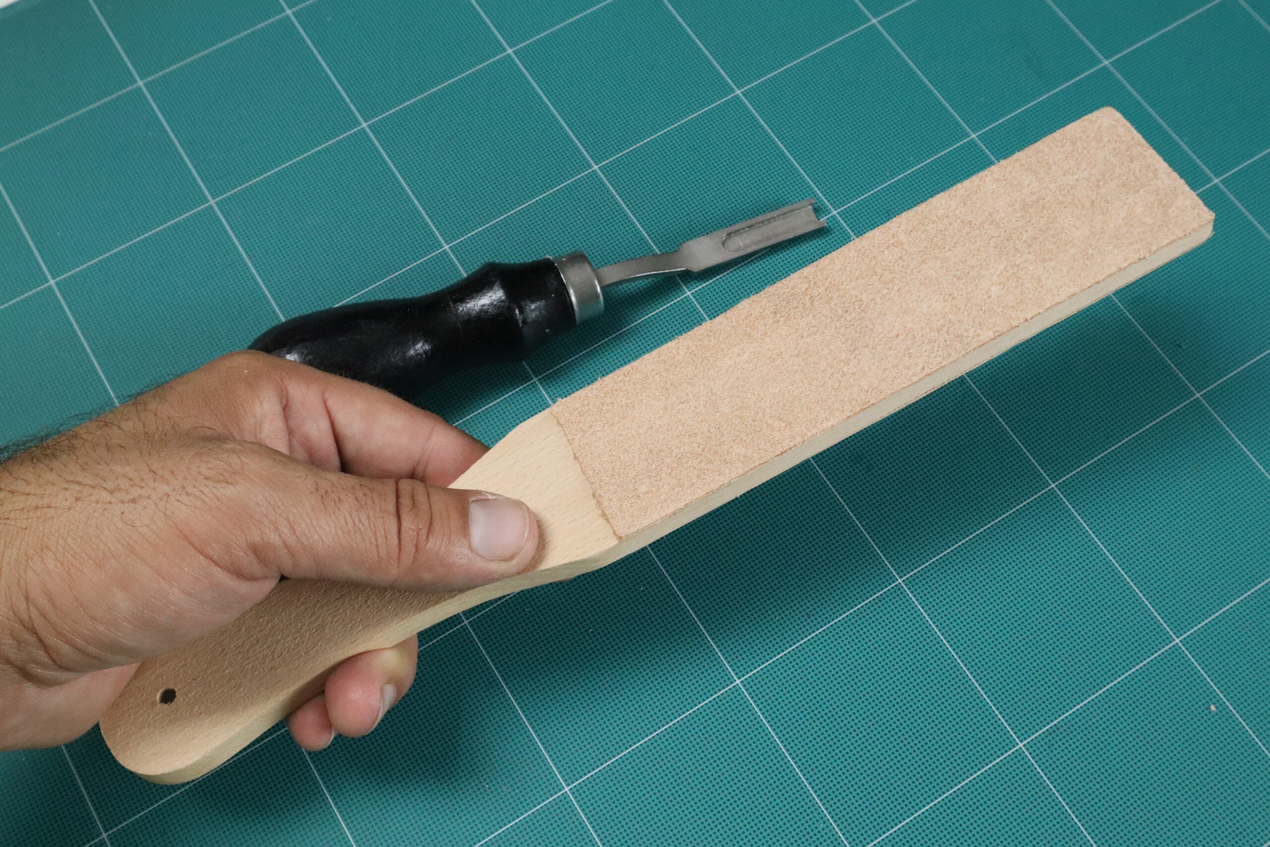 Strop de couro - Space Hand Made